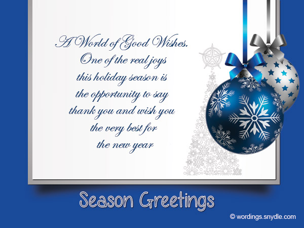 Christmas Messages For Business Wordings And Messages