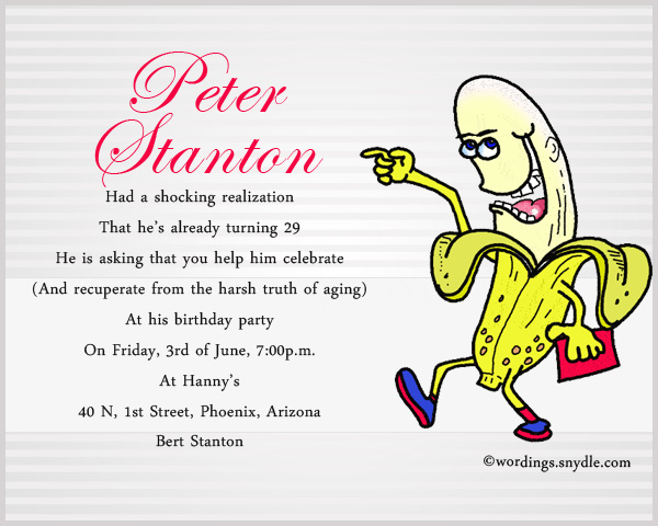 17 Party Invitation Sample Wording Pictures US Invitation Template