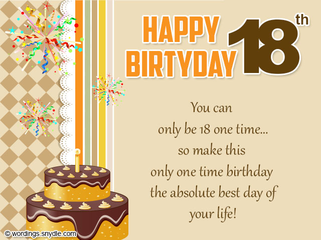 18th Birthday Wishes Greeting And Messages Wordings And Messages 18th Birthday Wishes Greeting And Messages Wordings And Messages