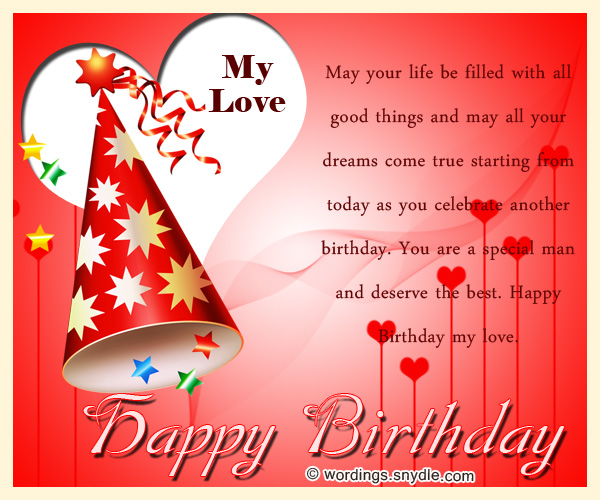 Birthday Wishes For Boyfriend And Boyfriend Birthday Card Wordings 