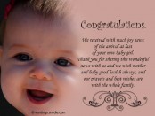 Congratulations Messages for New Baby Girl – Wordings and Messages