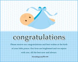 Congratulation Messages for New Born Baby Boy – Wordings and Messages