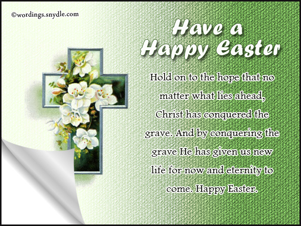 Religious Easter Messages And Christian Easter Wishes Wordings And 