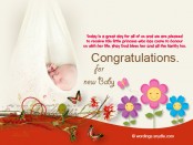 Congratulations Messages for New Baby Girl – Wordings and Messages