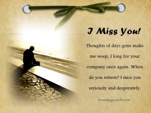 Missing You Messages And Wordings – Wordings and Messages