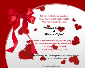 Wedding Announcement Wording – Wordings and Messages