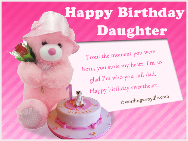 Birthday Wishes For Daughter Wordings And Messages