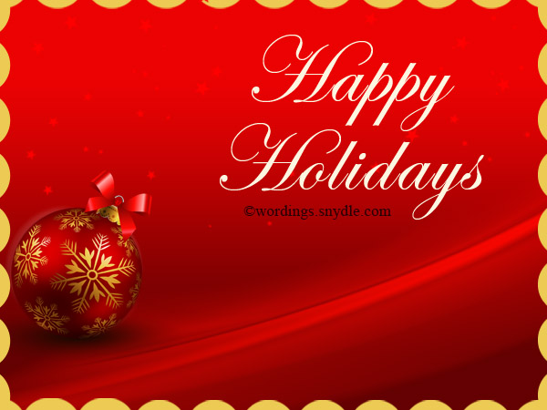 Happy Holidays Card Message Qcardg