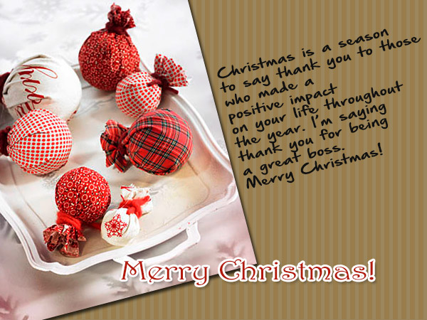 Christmas Greetings For Boss Wordings And Messages