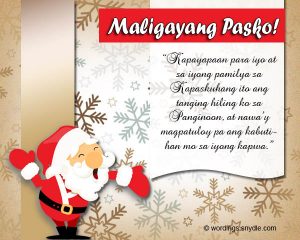 Tagalog Christmas Messages and Greetings – Wordings and Messages