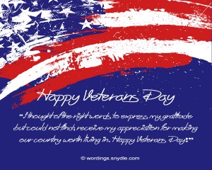 Veterans Day Messages and Greetings – Wordings and Messages